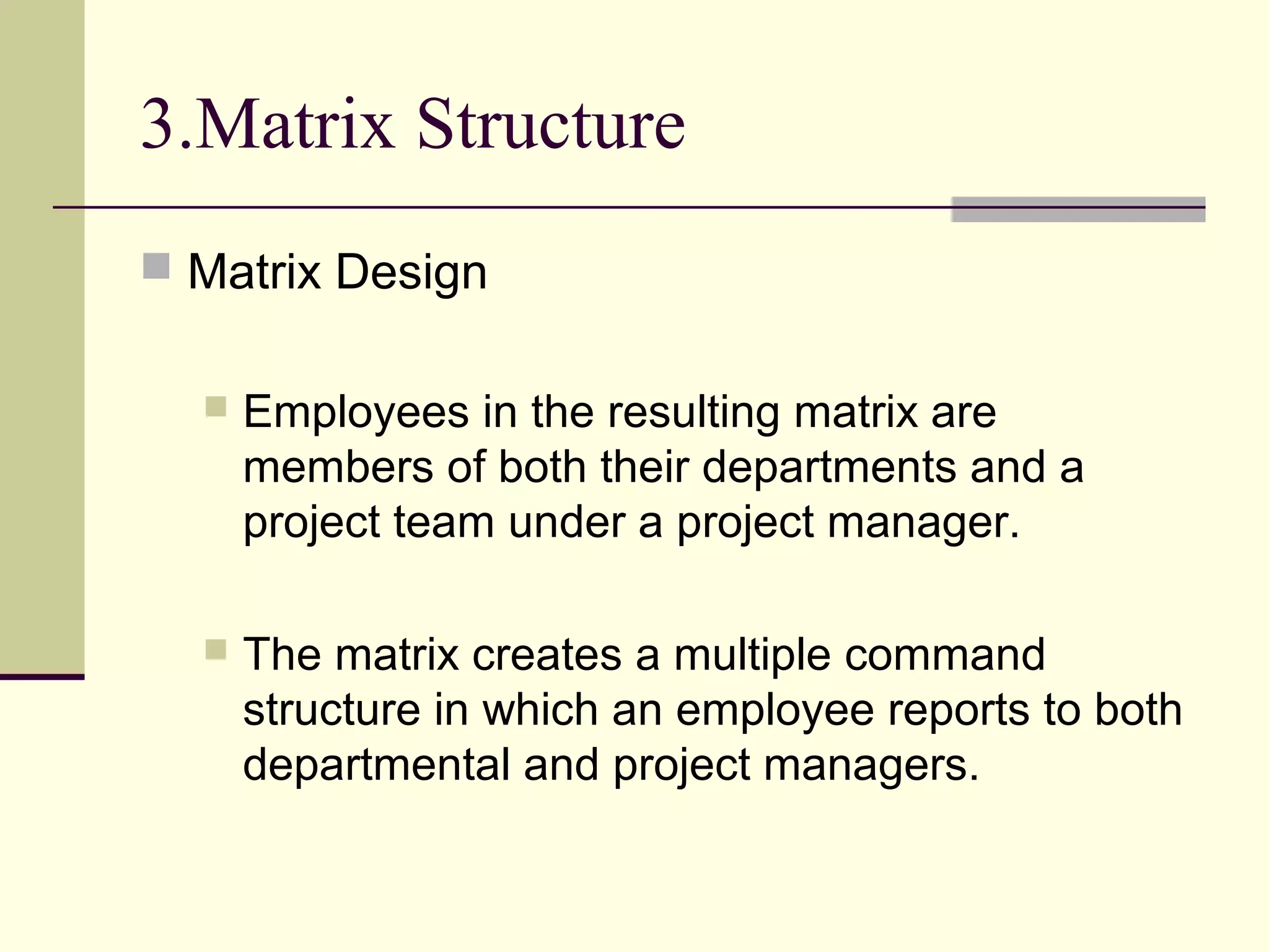 Project management structures | PPT
