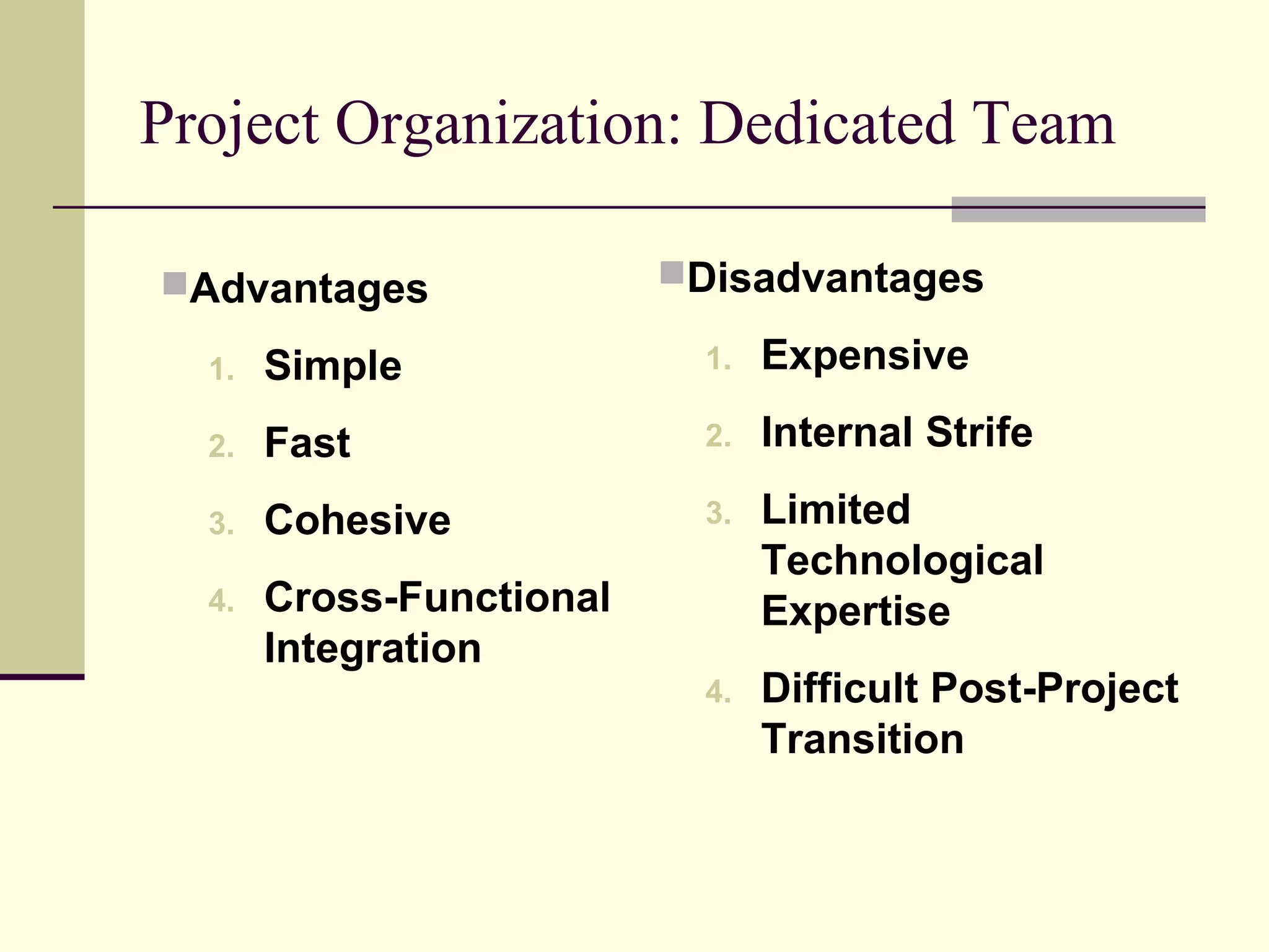 Project management structures | PPT