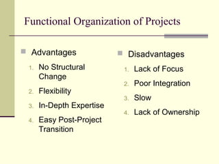 Project management structures | PPT