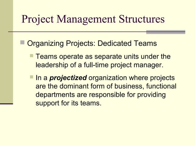 Project management structures | PPT | Civil Engineering Industry ...