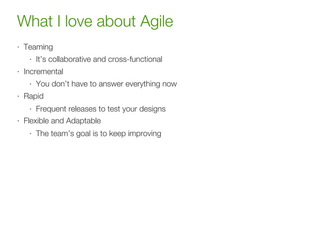 UX and Agile: Best Practices | PPT