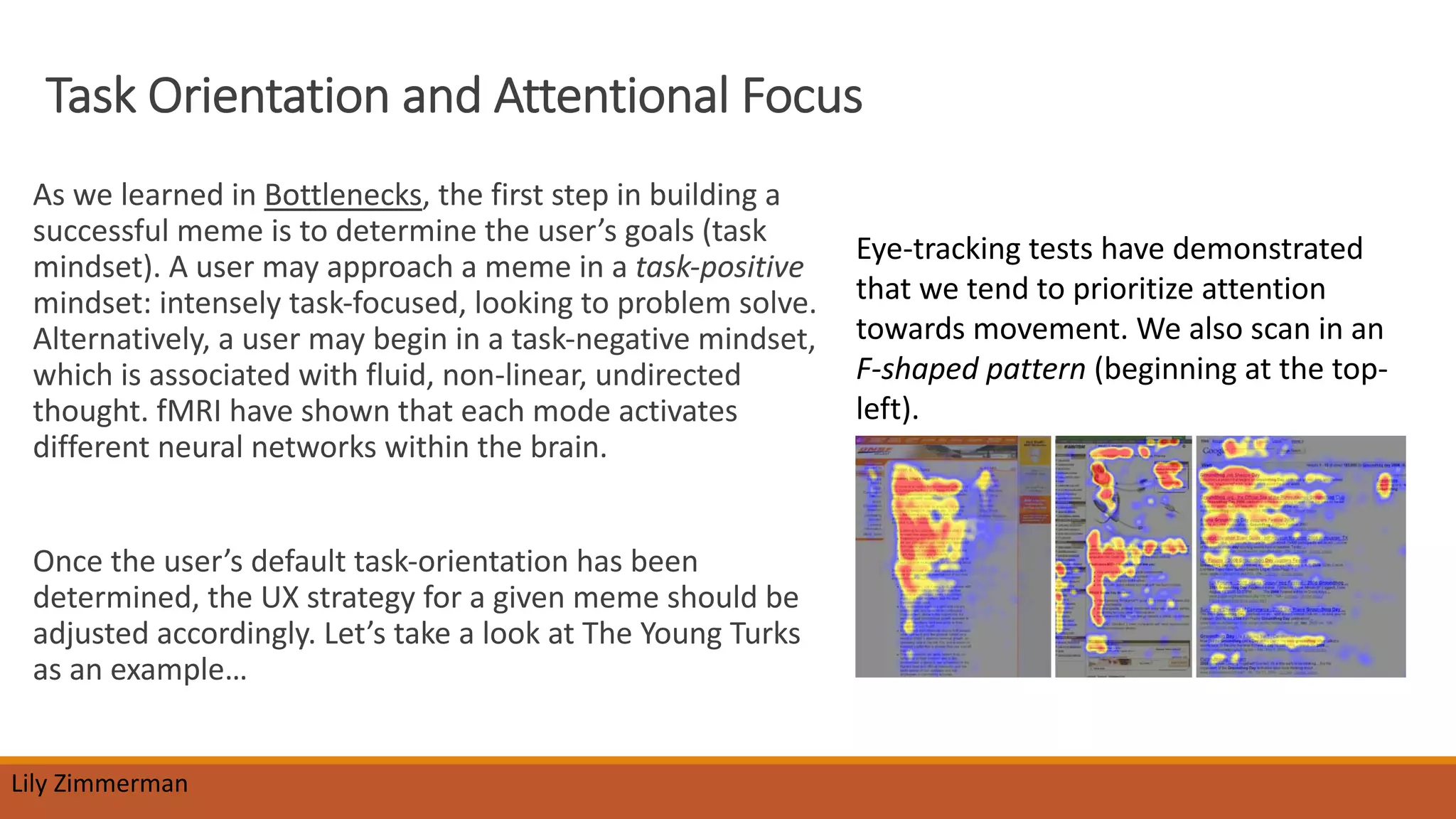Task Orientation and Attentional Focus - Informing UX Design | PPT