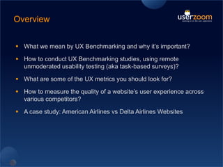 How to Conduct UX Benchmarking | PPTX