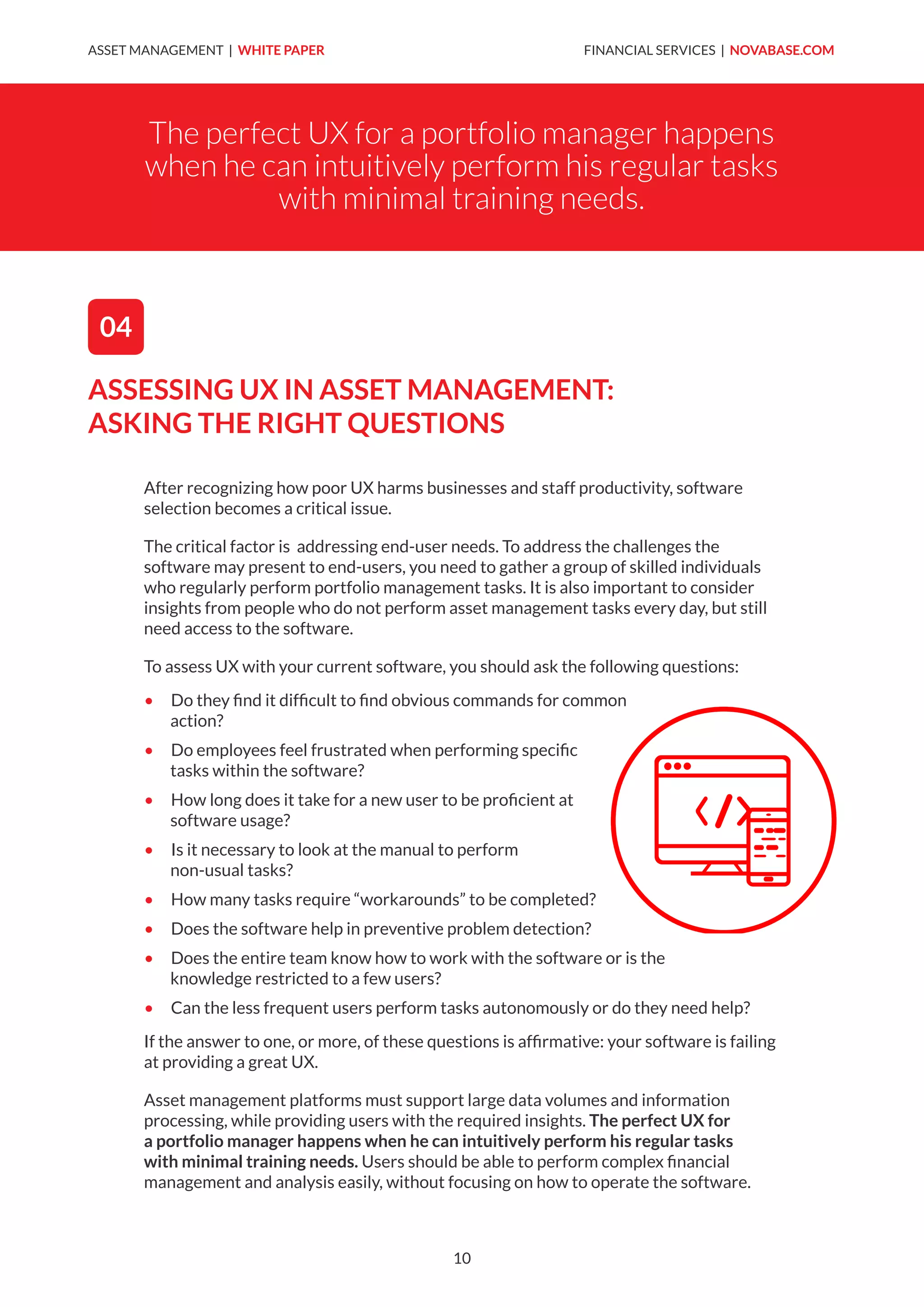 UX IN ASSET MANAGEMENT SOFTWARE | PDF | Computing | Technology & Computing