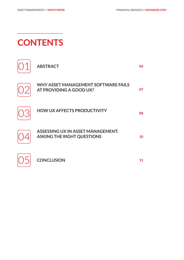 UX IN ASSET MANAGEMENT SOFTWARE | PDF