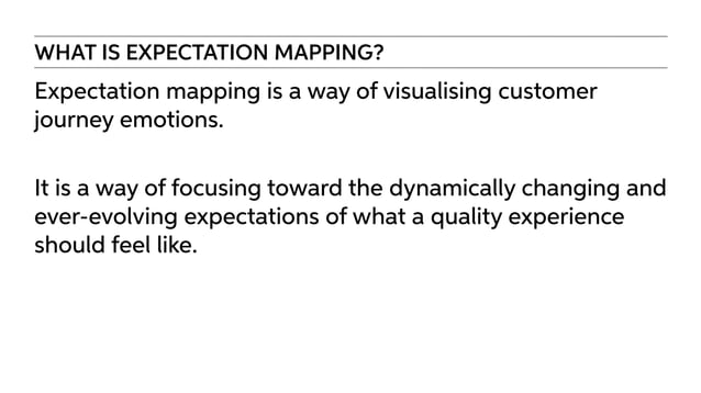 Expectation Mapping - User Experience Activity | PDF