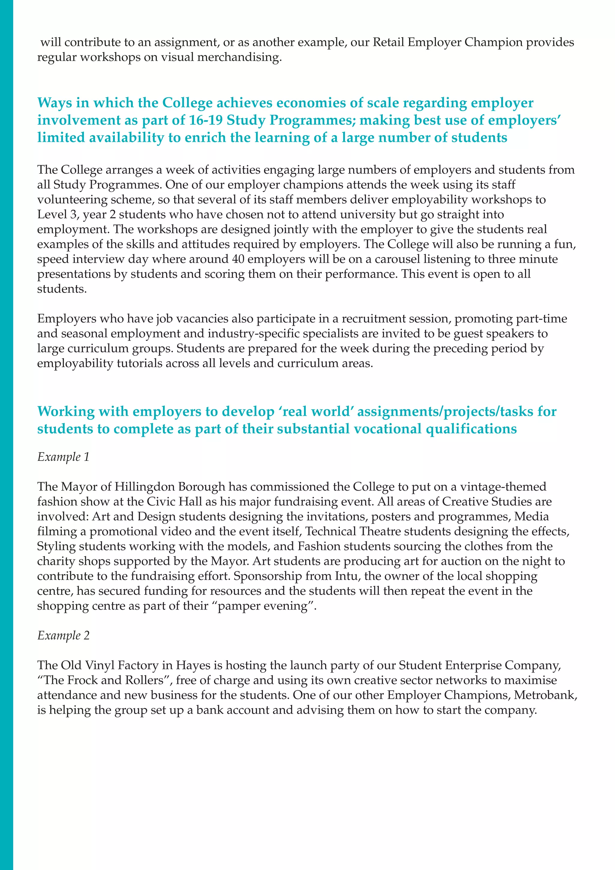 Uxbridge College - Study Programmes | PDF