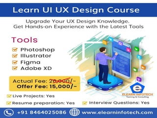 UX Designer Training in Hyderabad | PPTX | Computer Software and ...