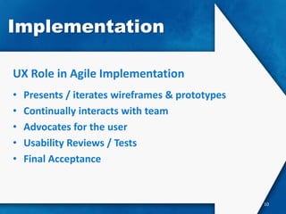 User Experience: Research, Design, Process, and Workflow | PPTX