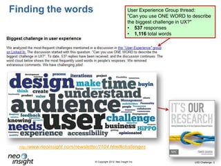 UX design challenges | PPTX