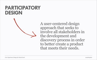 UX Design for Social Good | PPT