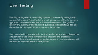 Ux design process | PPTX