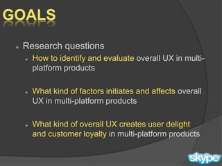 Ux evaluation and design methods | PDF | Technology & Computing