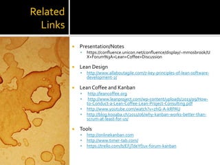 Ux forum lean coffee with kanban | PPT