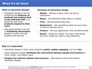 UX: Interaction Design | PPT