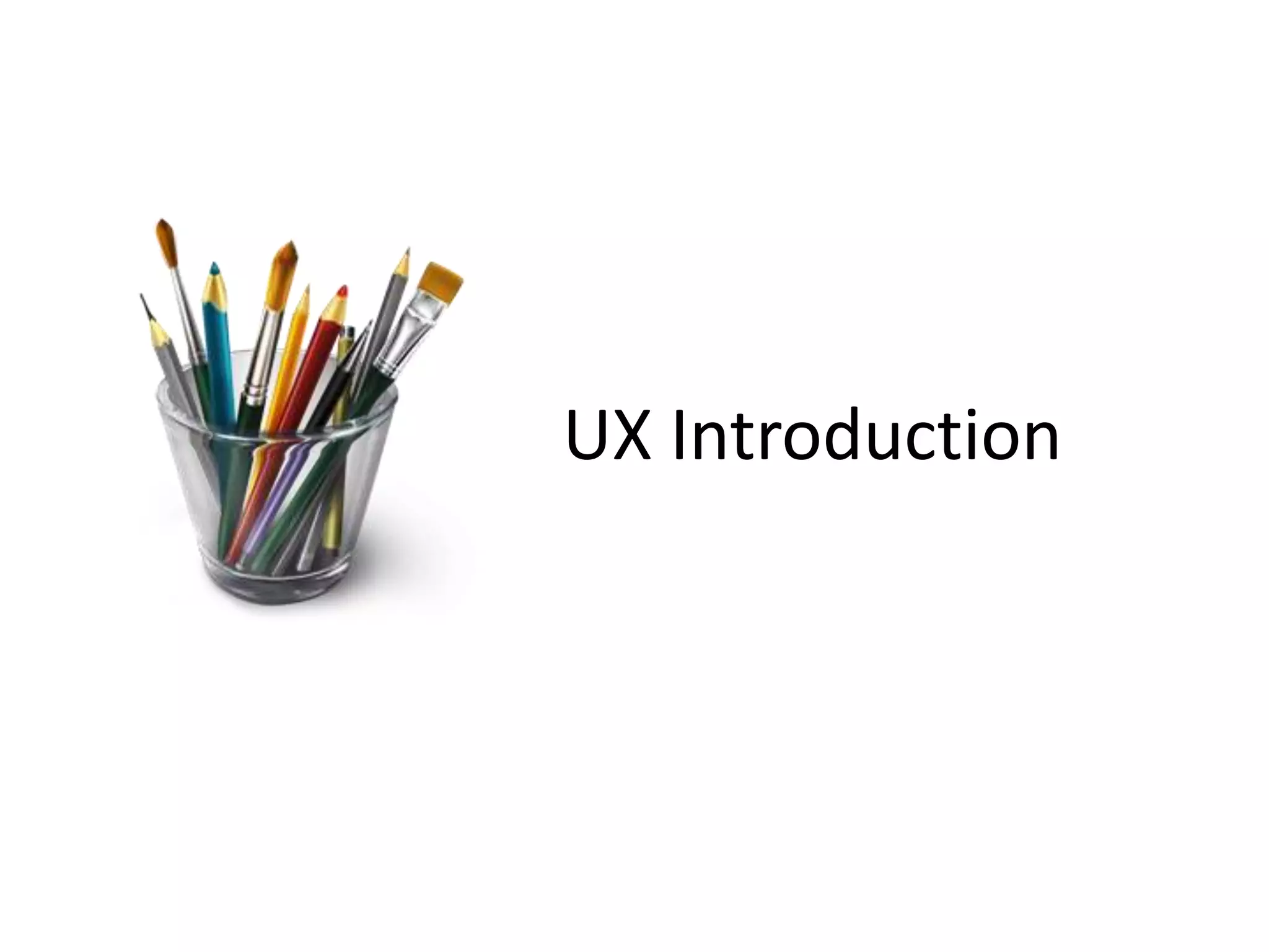 [UX Series] 1 - UX Introduction | PPTX
