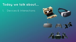 UX for VR ignite talk | PPT