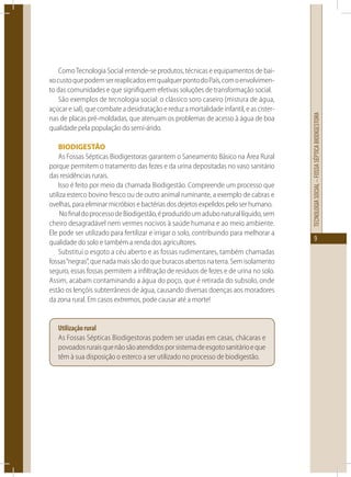 Cartilha fossas septicas biodigestoras | PDF