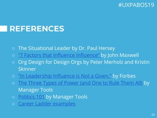 So you want to be a UX leader... | PPT