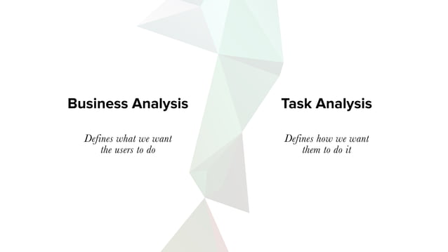 UX Lesson 4: Task & Feature Analysis | PPT