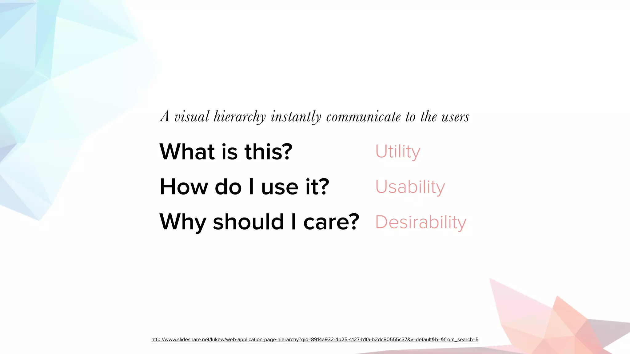 UX Lesson 6: Visual Hierarchy | PDF