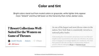 UX Lesson 6: Visual Hierarchy | PDF | Web Design and HTML | Internet