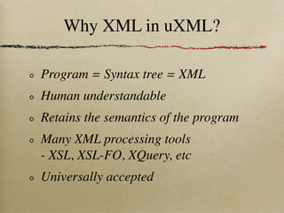 U Xml Defense presentation | PPT
