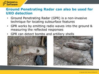 GPR Military application | Finding Buried UXO | PPT