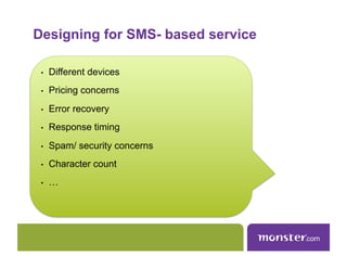 OMG! UX of SMS | PPT