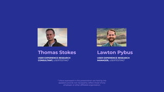 UXPA 2023: How teams hire UX researchers today: A survey of current trends and best practices. | PPT