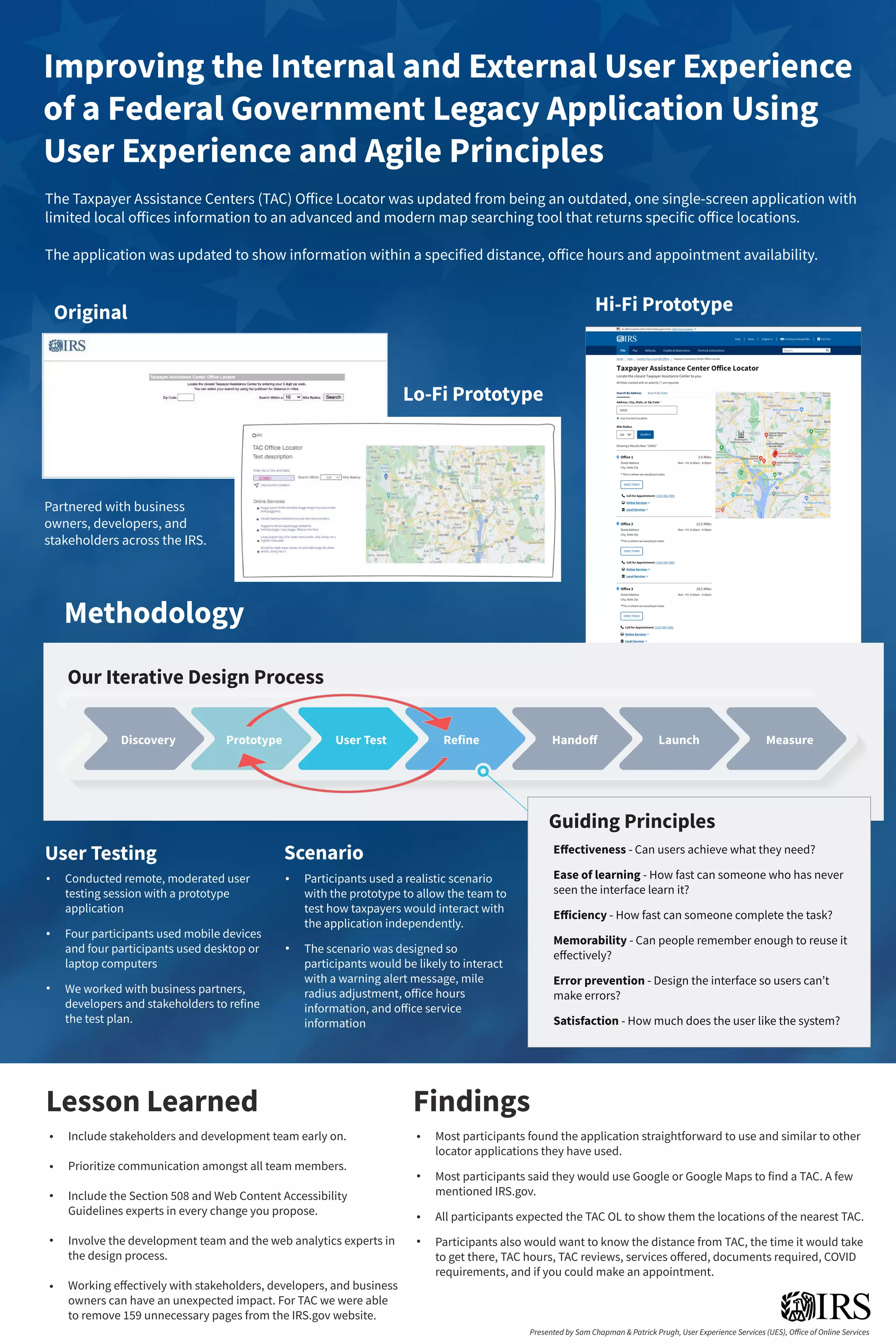 UXPA 2023 Poster: Improving the Internal and External User Experience ...