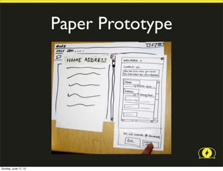 Ux paper prototyping | PDF