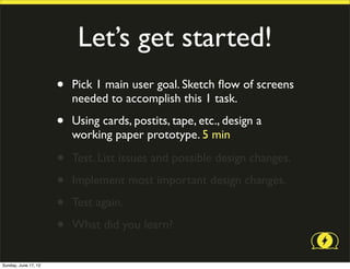 Ux paper prototyping | PDF