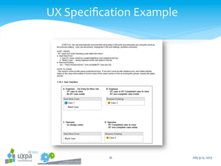 Integrating UX into an Agile Process | PPTX