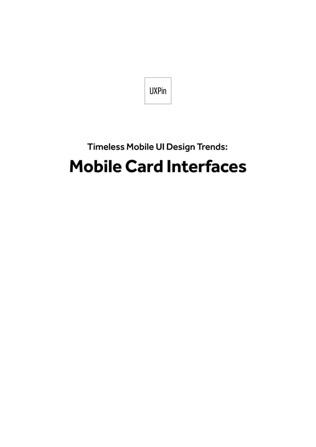 Mobile card_interfaces | PDF