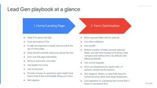 UX for lead generation | PPT