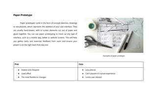 UX Prototyping (UXiD) - Handout by Anton Chandra and Bahni Mahariasha | PDF