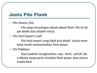 Penegenalan Macromedia flash 8 | PPT