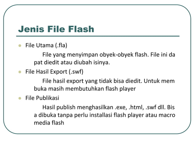 Penegenalan Macromedia flash 8 | PPT