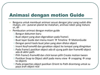 Penegenalan Macromedia flash 8 | PPTX
