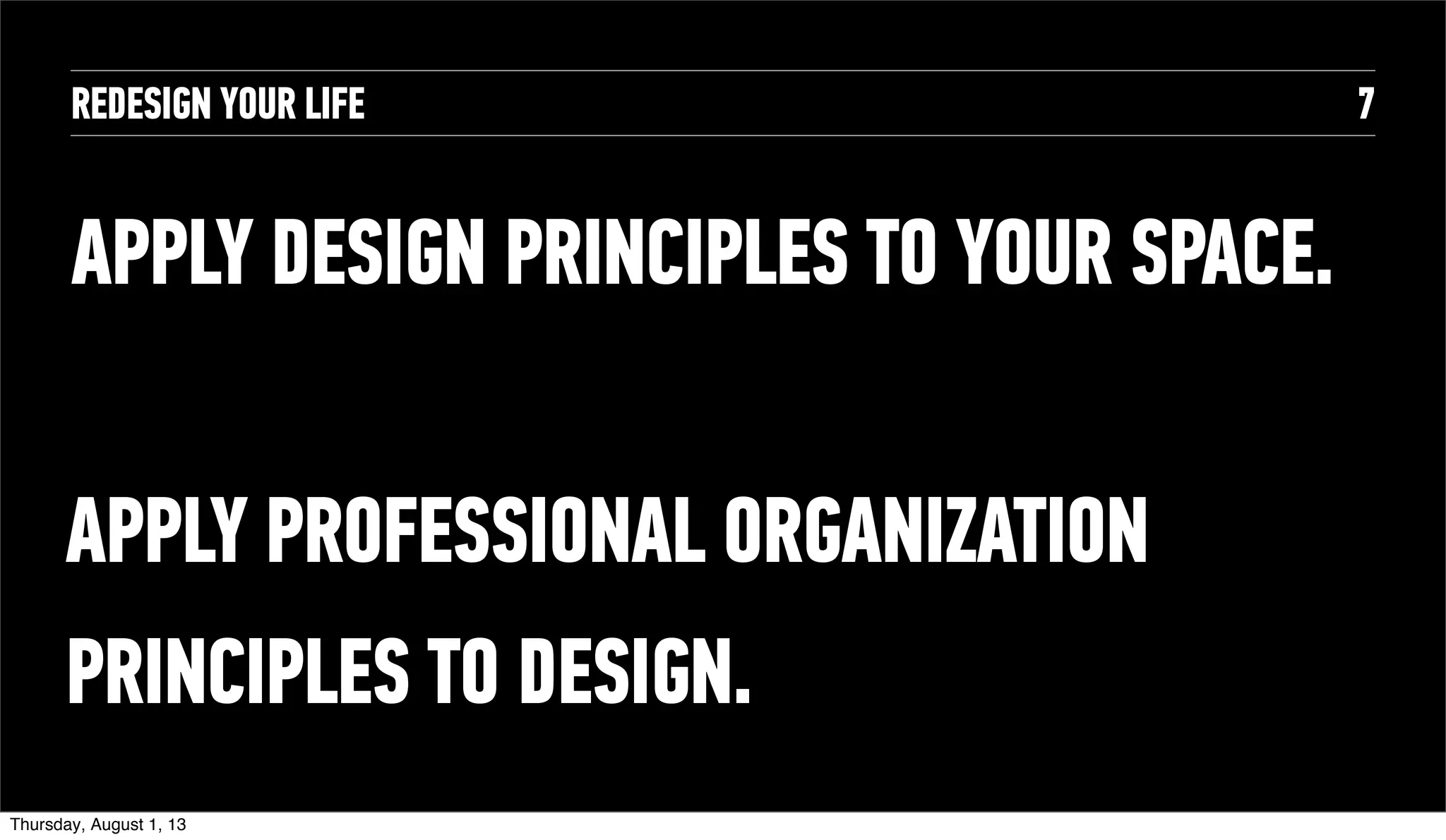 Ux redesign your life sxsw 2014 | PPT