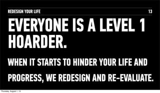 Ux redesign your life sxsw 2014 | PPT