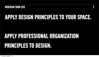 Ux redesign your life sxsw 2014 | PPT