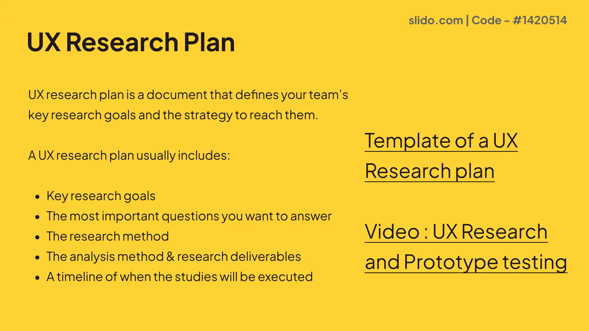 UX Research Strategy & Methodology | PPT