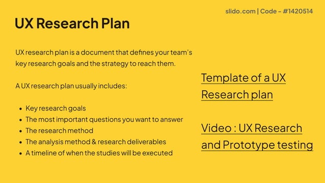 UX Research Strategy & Methodology | PPT