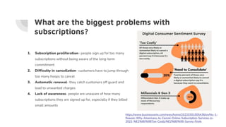 UX Research and Plan for stopping unwanted subscriptions | PPT