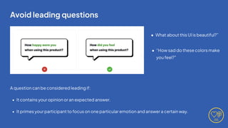 UXResearch Questions Best Practices | PDF
