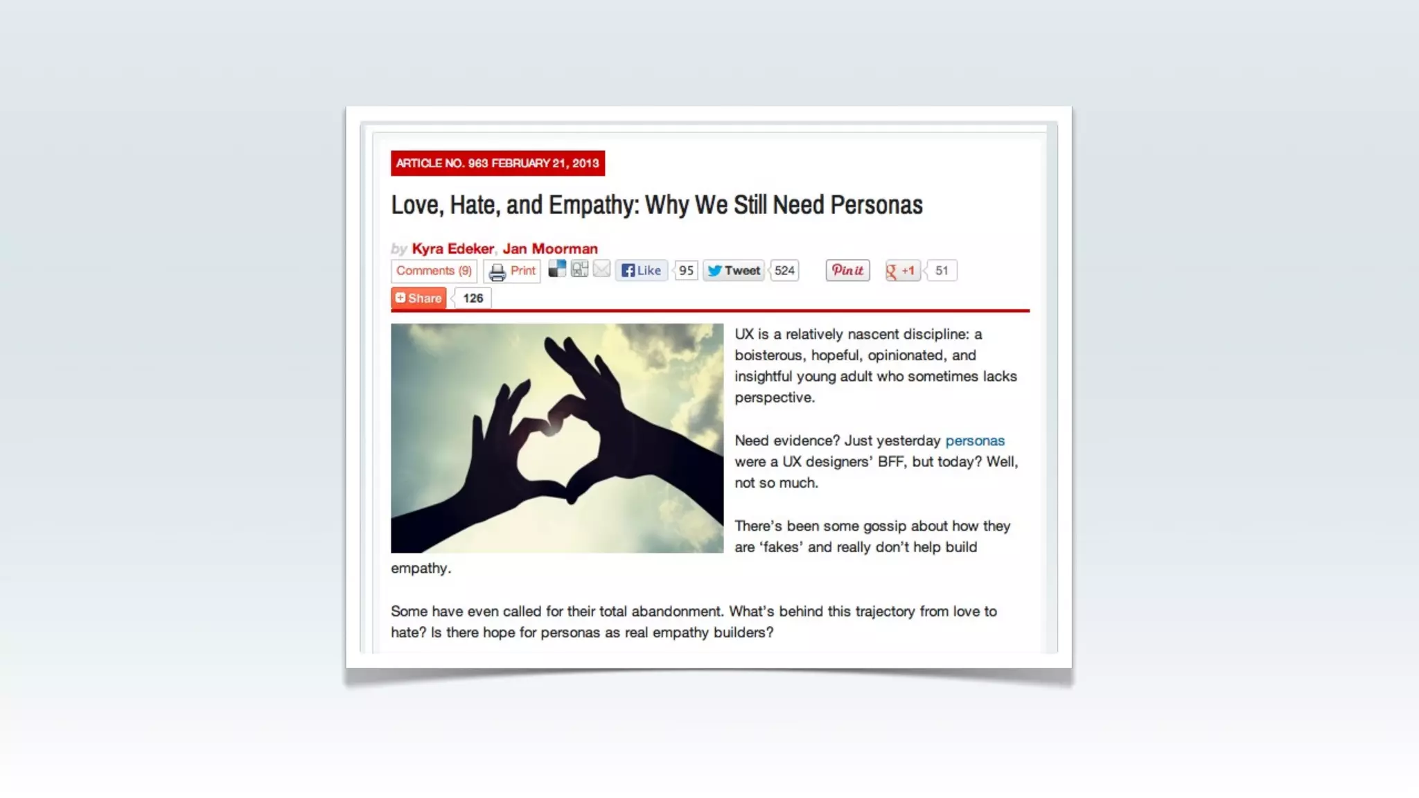 The Persona Express | PPT