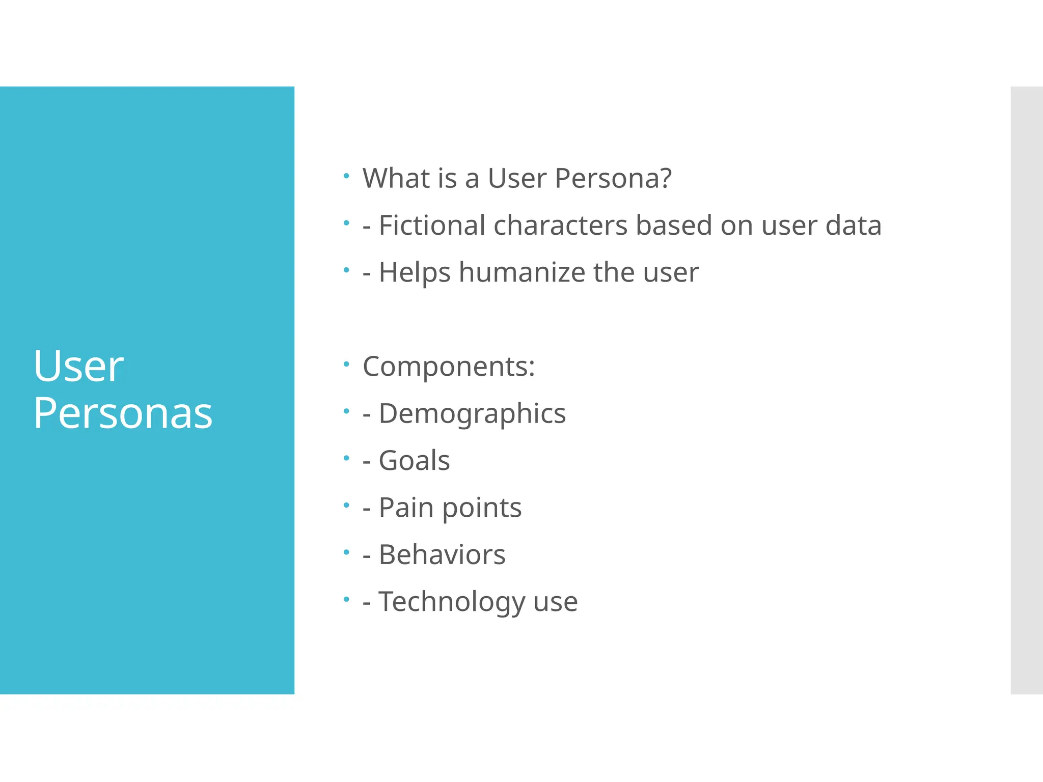 UX Design In depth teaching deck understand how to design | PPTX