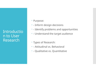 UX Design In depth teaching deck understand how to design | PPTX